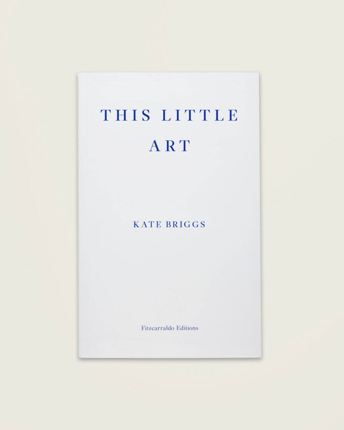 THIS LITTLE ART. Kate Briggs – Todo Modo